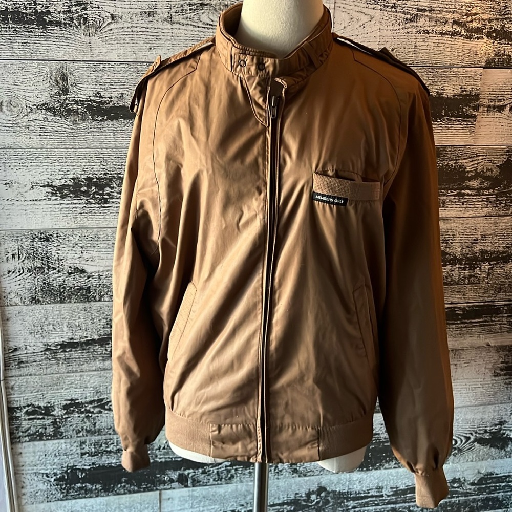 Vintage Brown Members Only Jacket. - Gem